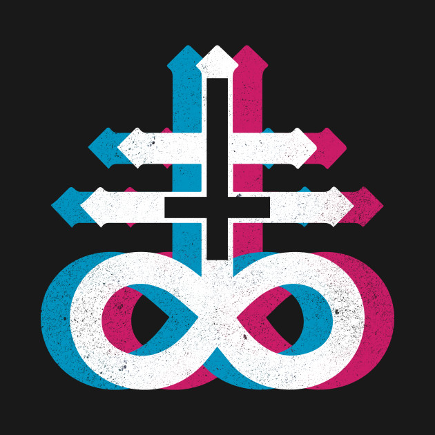 Leviathan Cross - Satanic - T-Shirt | TeePublic