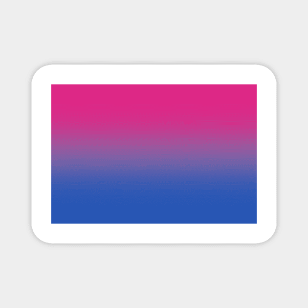 Bisexual Pride Flag Gradient - Flag - Magnet | TeePublic