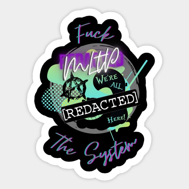MLtP Logo - Anarchy - Sticker | TeePublic