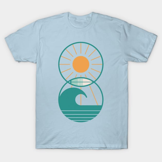 Sun Sea and Surf - Surf - T-Shirt | TeePublic