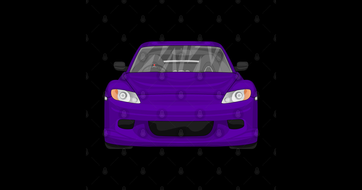 RX8 PURPLE - Mazda Rx8 - Sticker | TeePublic