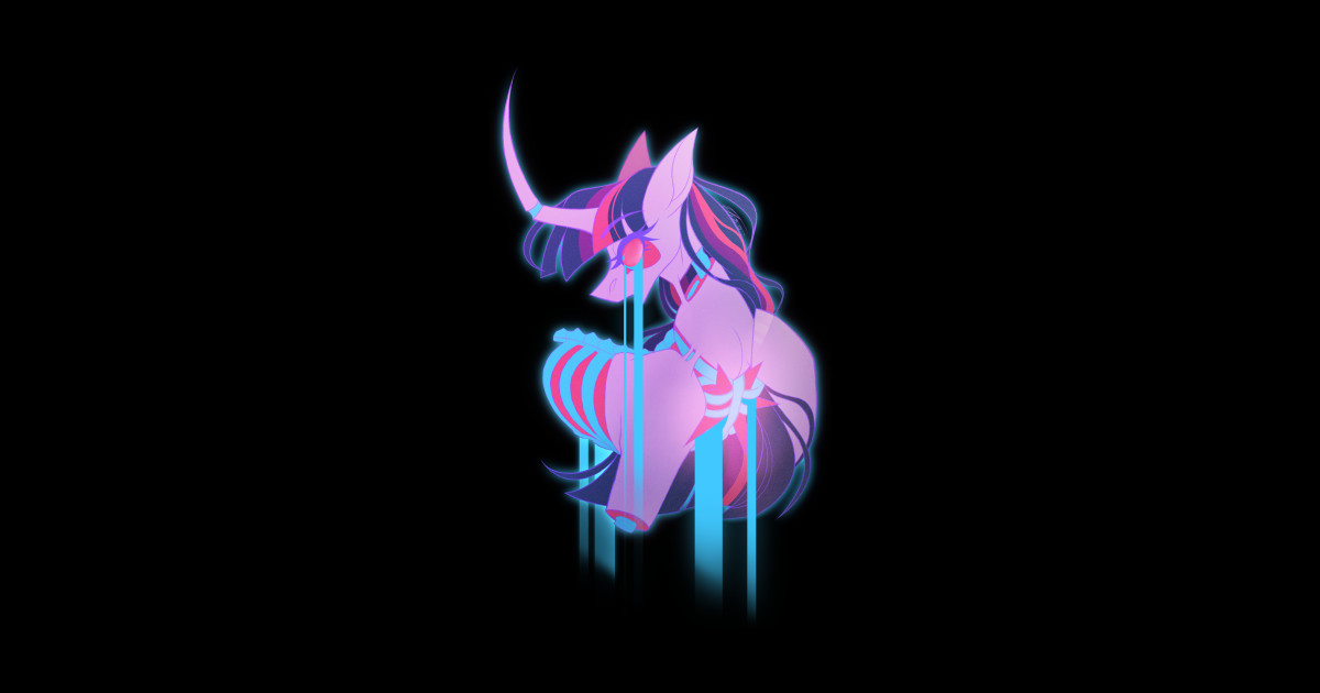 Neon Gore Twilight Sparkle - Mylittleponyfriendshipismagic - Posters ...