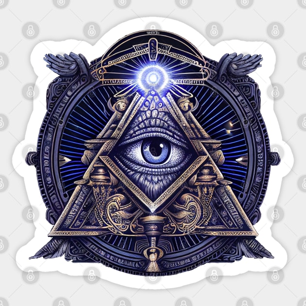 The All Seeing Eye - All Seeing Eye - Sticker | TeePublic