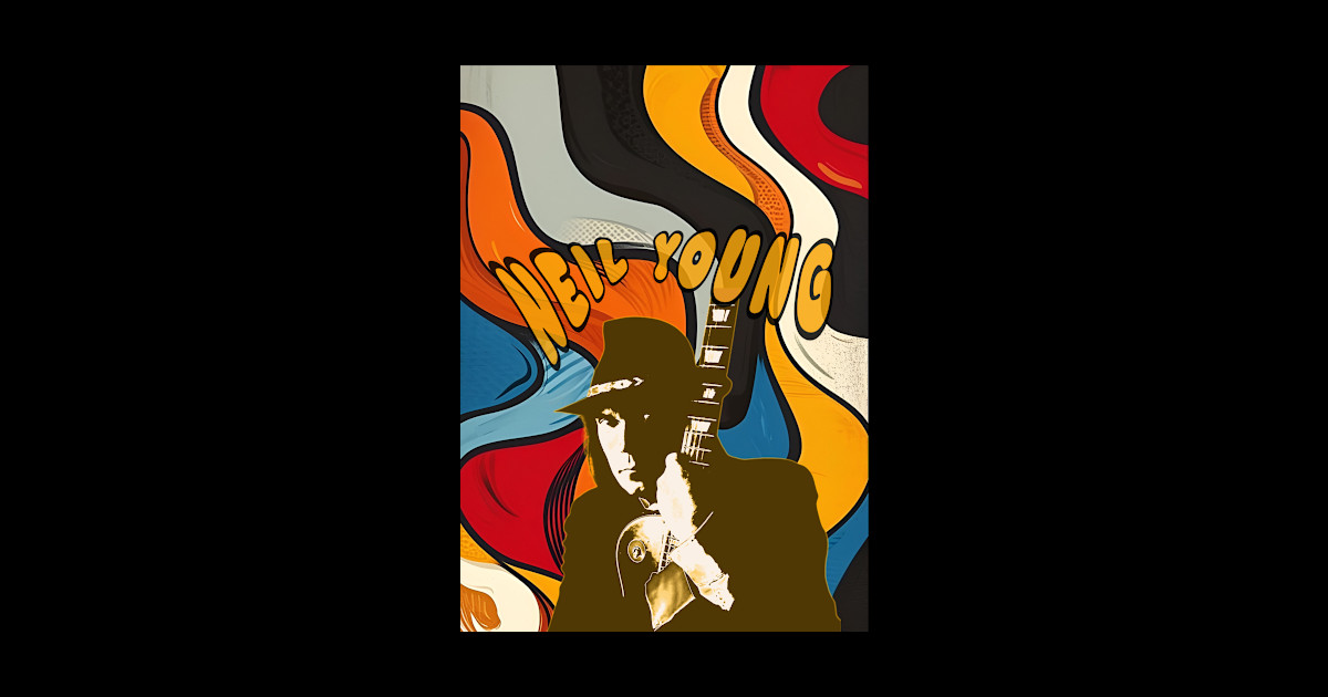 Neil young - Neil Young - Sticker | TeePublic