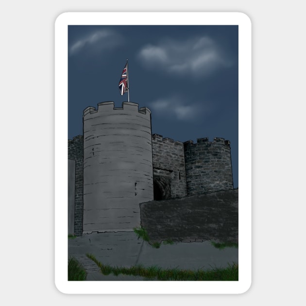 UK Castle - Castle - Sticker | TeePublic