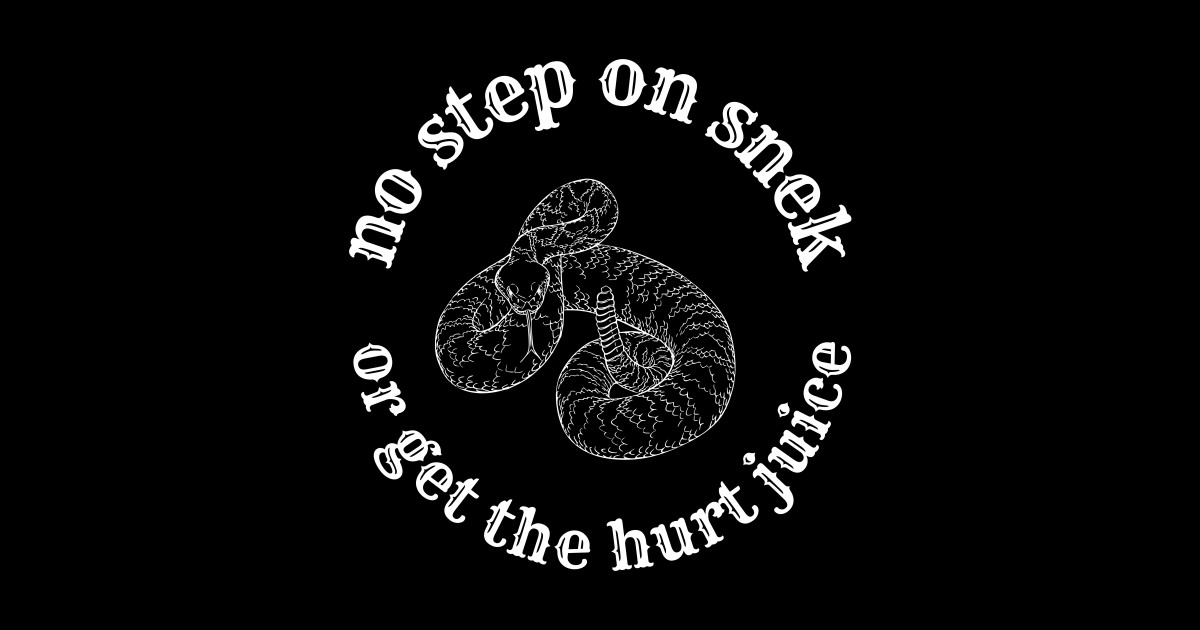 No step on snek - Snake - Sticker | TeePublic