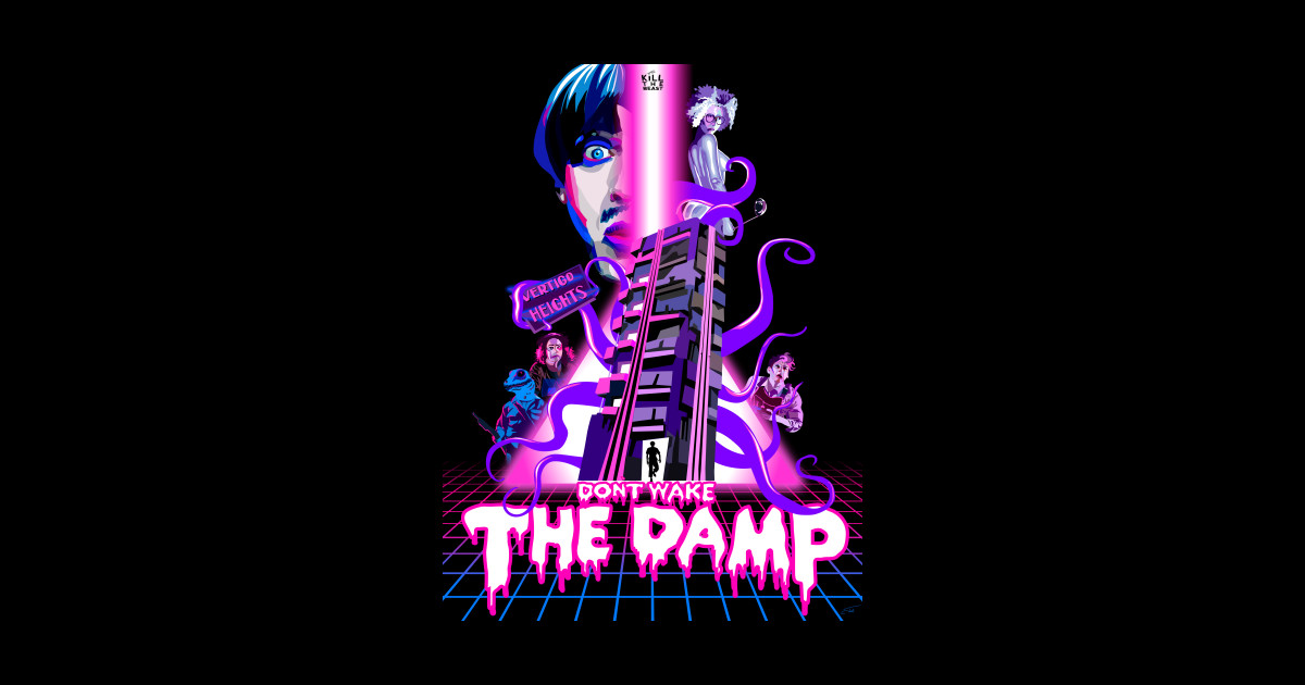 Don't Wake The Damp Sci Fi Poster - Dont - Sticker | TeePublic