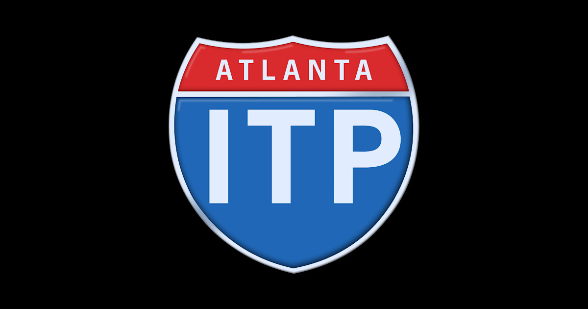 Atlanta Inside The Perimeter Road Sign - Itp - Sticker | TeePublic