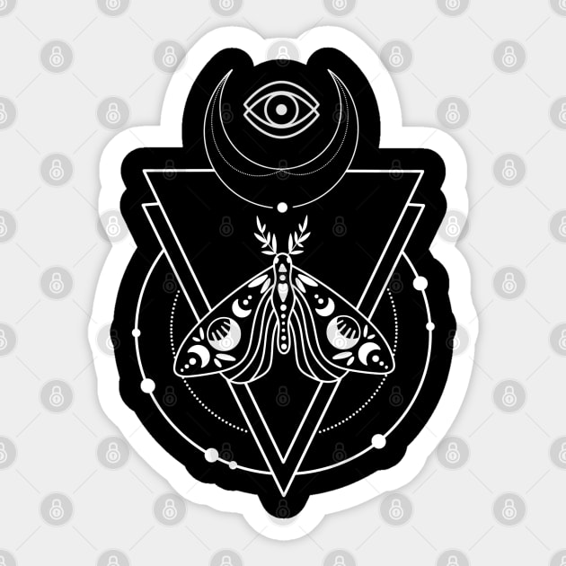 All seeing moth of Sauron - Lord Of The Rings - Sticker | TeePublic