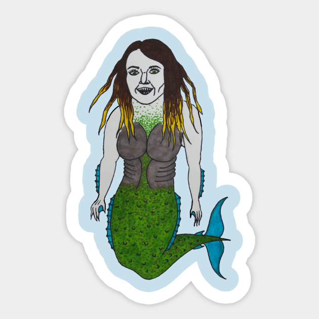 The Siren - Enchanting Siren - Sticker | TeePublic