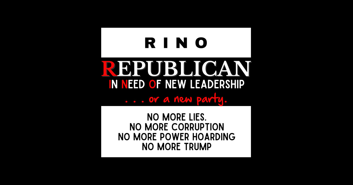 I am a RINO Republican - Republican - Posters and Art Prints | TeePublic