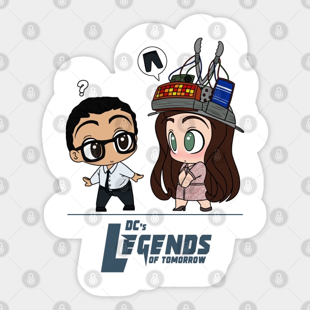 Gary and Gideon - Legends Of Tomorrow - Sticker | TeePublic