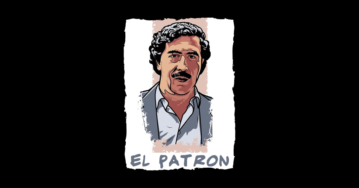 El Patron Escobar - Escobar - Sticker | TeePublic