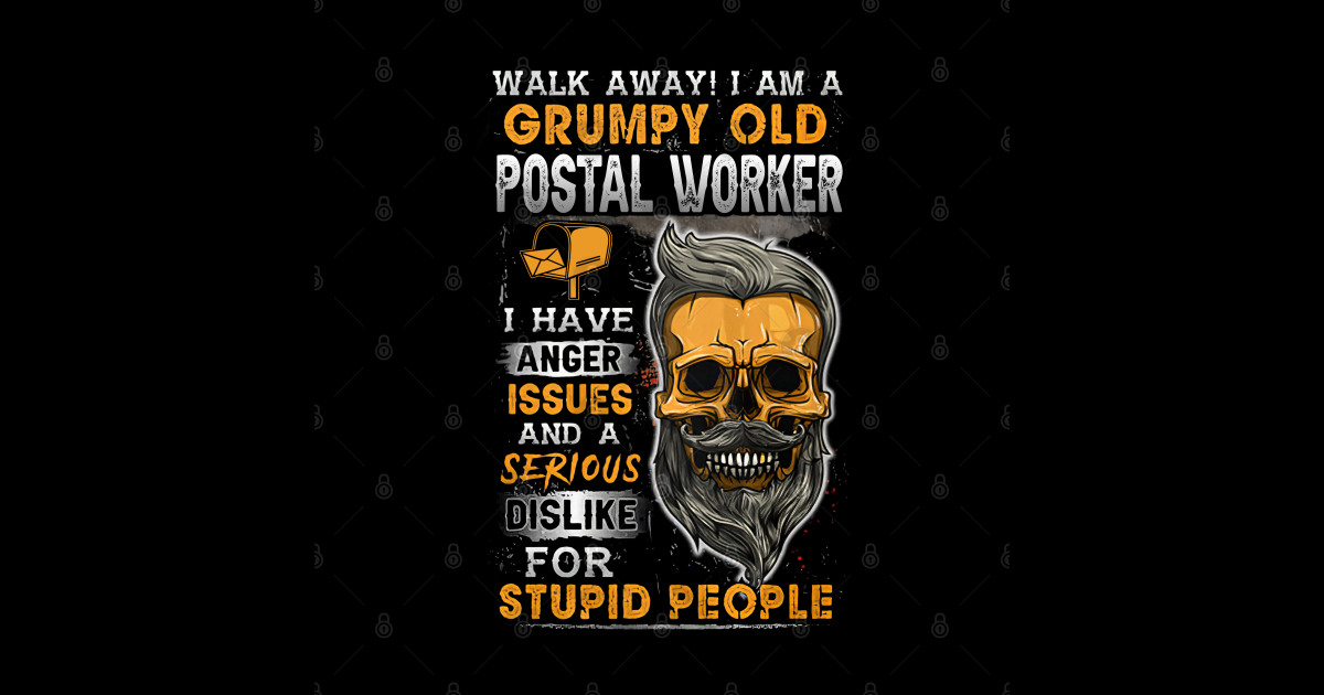 Grumpy Old Postal Worker - Postal Worker - Mug | TeePublic