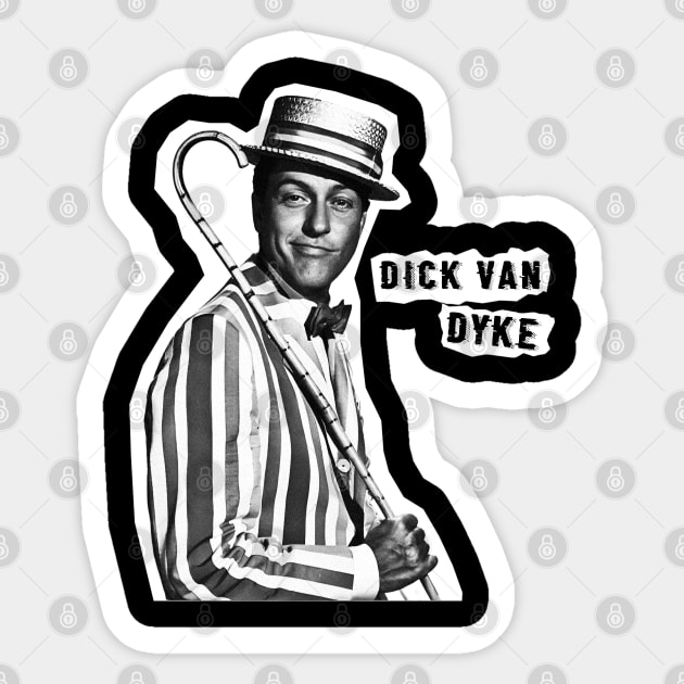 dick van dyke - Mary Poppers - Sticker | TeePublic
