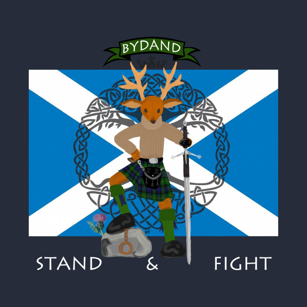 Bydand - Scotland - Long Sleeve T-Shirt | TeePublic