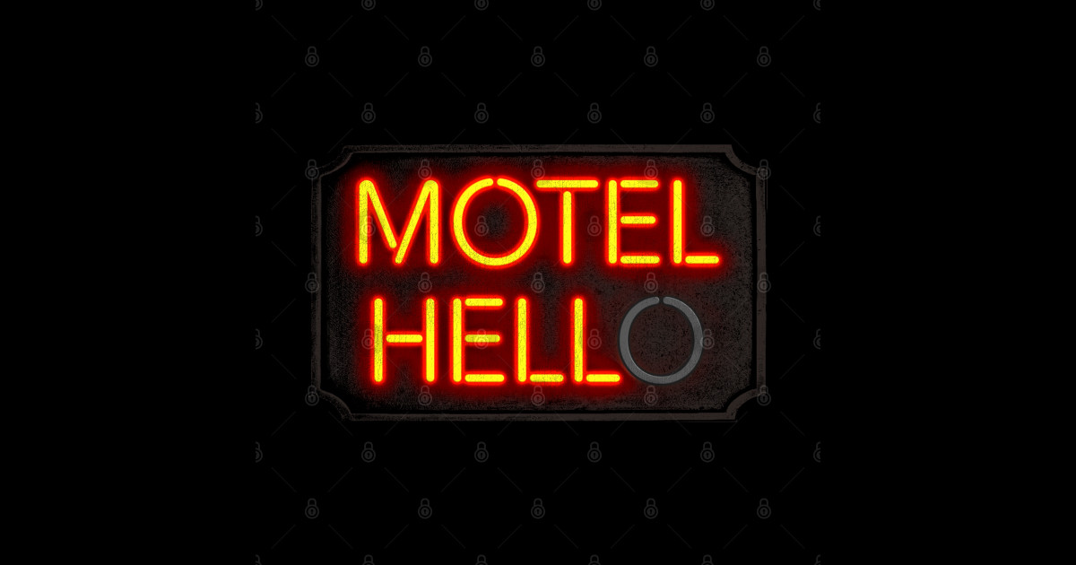 Motel Hell Neon Sign - Motel Hell - Magnet | TeePublic