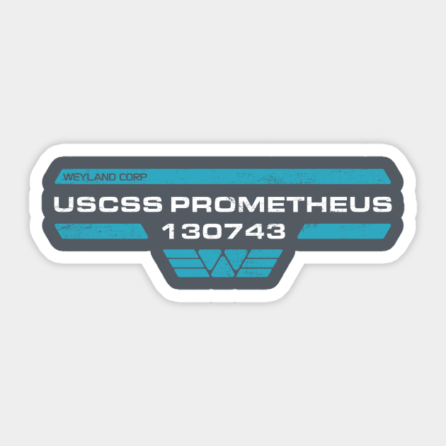 USCSS Prometheus - Sci Fi - Sticker | TeePublic