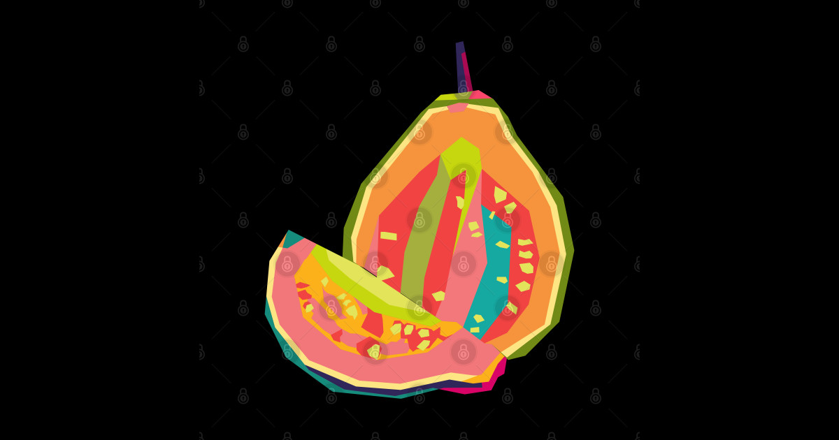 guava pop art - Guava - Sticker | TeePublic