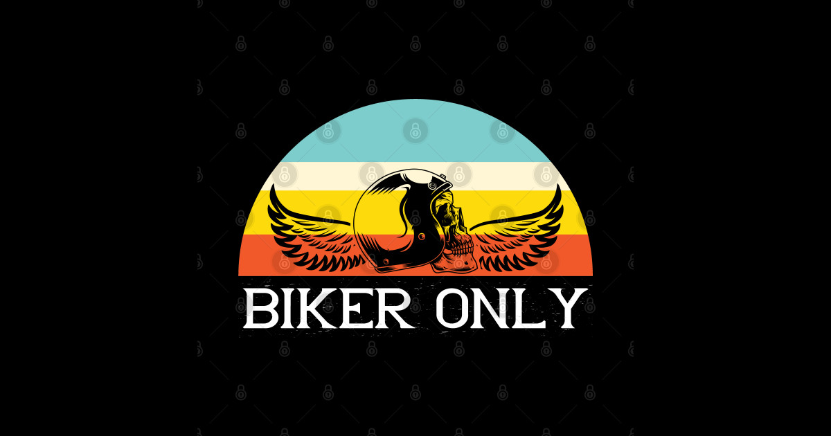 Biker Only - Biker Club Christmas - Sticker | TeePublic