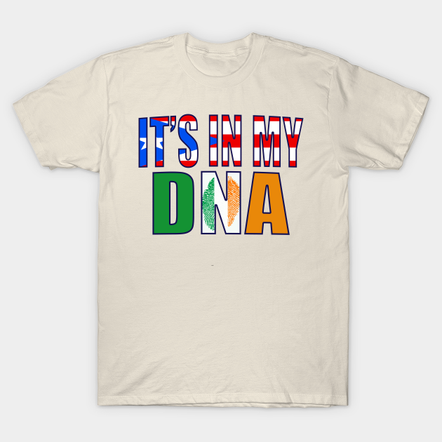 Puerto Rican And Irish Mix DNA Flag Heritage Gift - Irish And Puerto ...