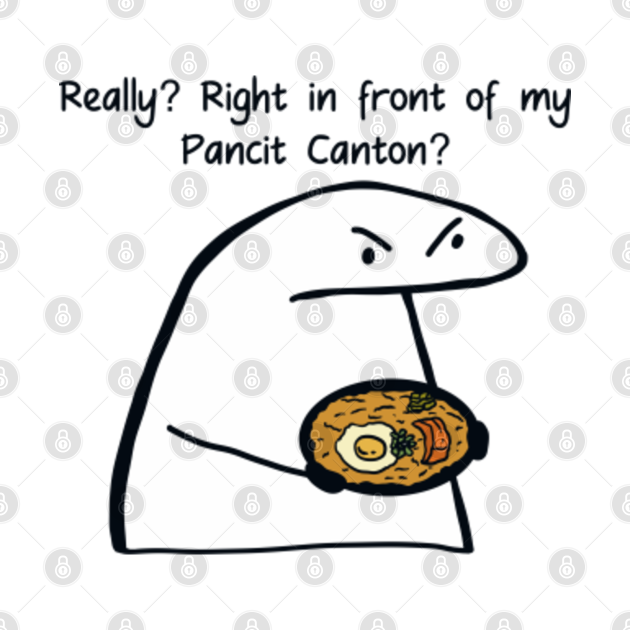 PANCIT CANTON MEME FILIPINO FUNNY STICKER - Pancit Canton - T-Shirt ...