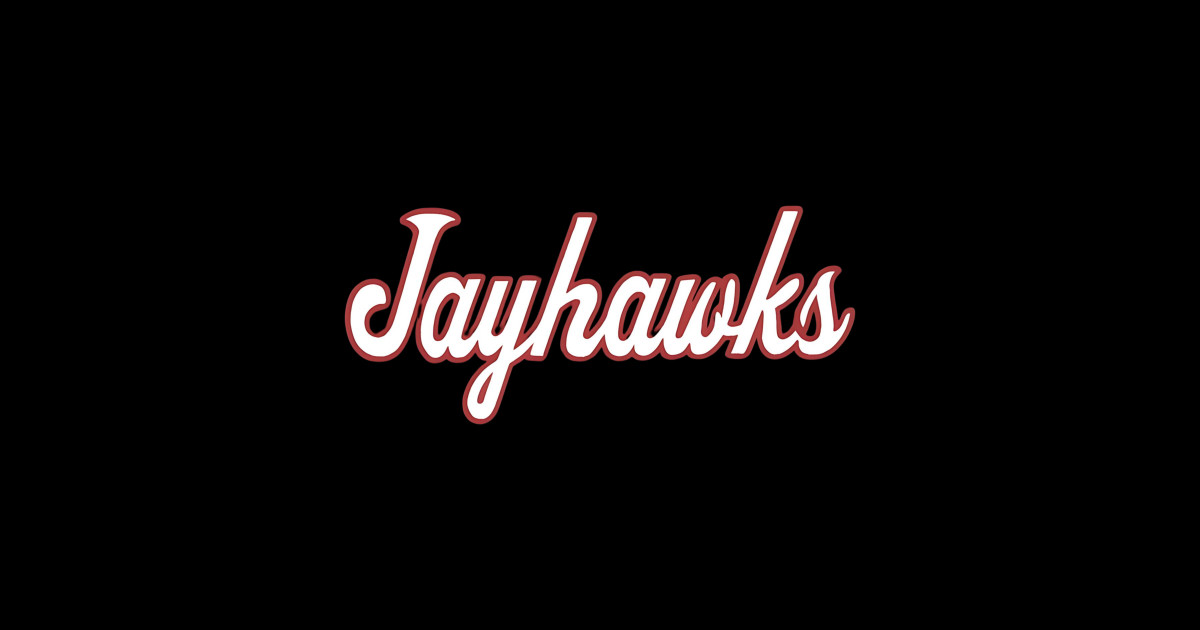 Vintage Jayhawks Script - Kansas Jayhawks - Sticker | TeePublic