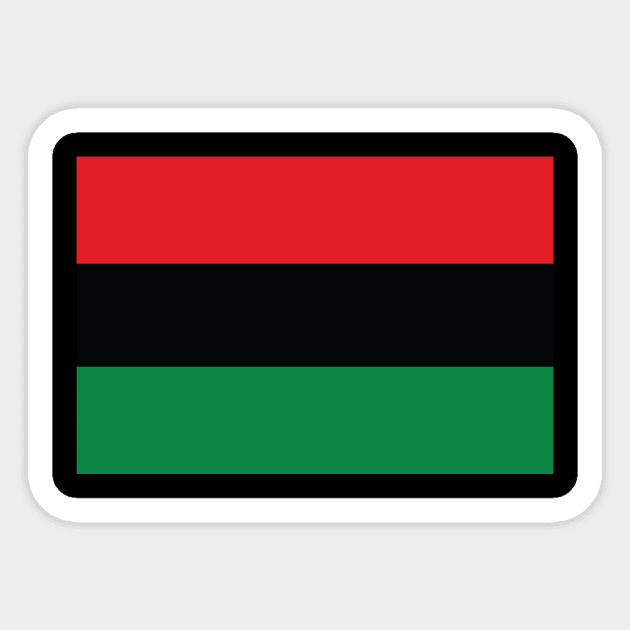 Pan African Flag - Pan African Flag - Sticker | TeePublic