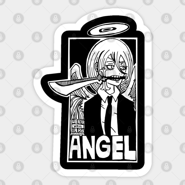 Angel Devil (LIGHT) - Inktober - Sticker | TeePublic