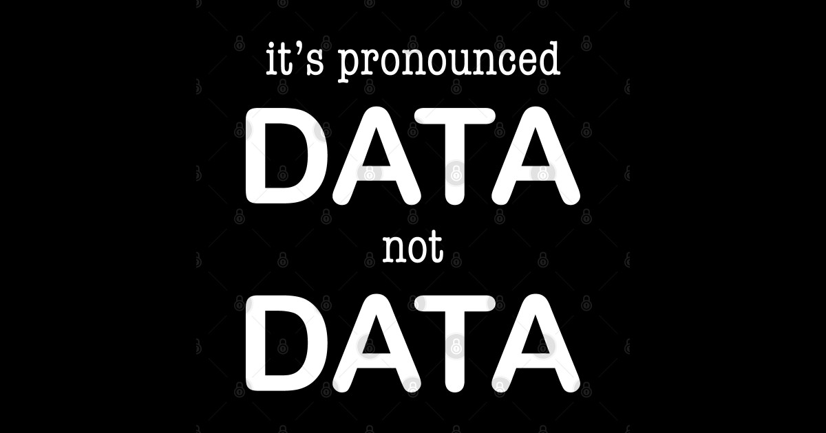 Data Not Data Funny Data Science - Data Science - Sticker | TeePublic