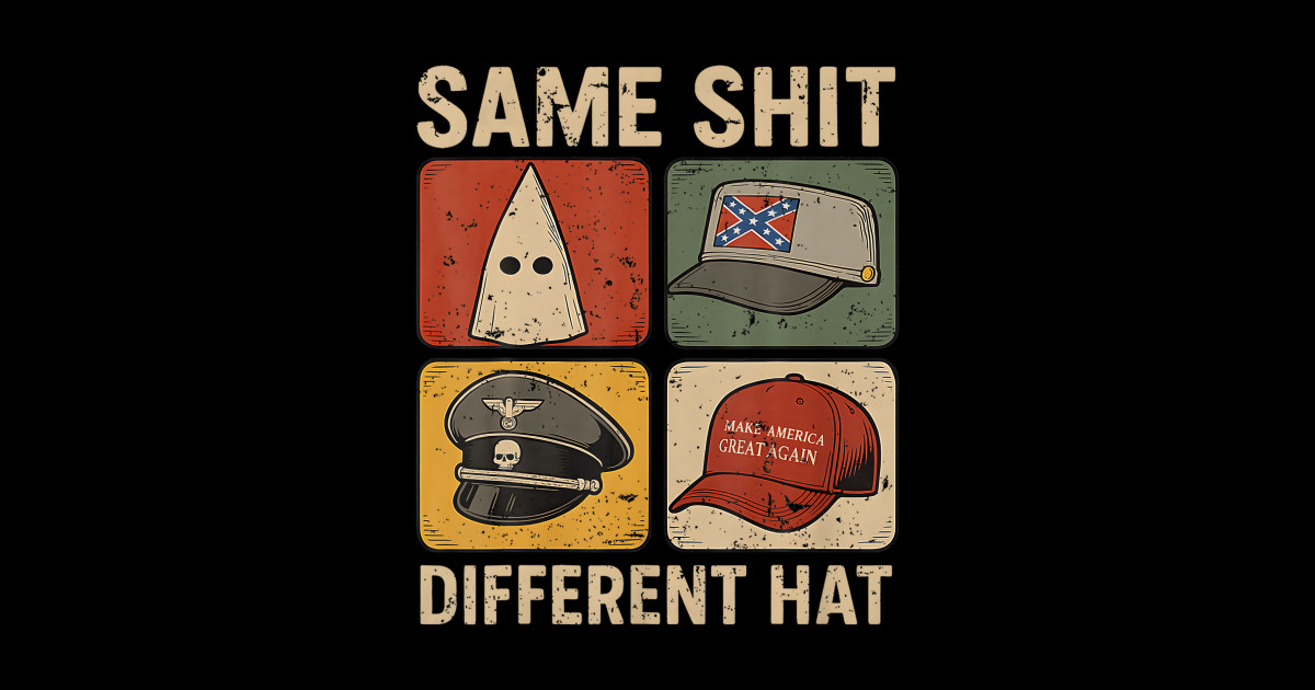 Same Different Hat Jokes - Retro Vintage Funny - Posters and Art Prints ...