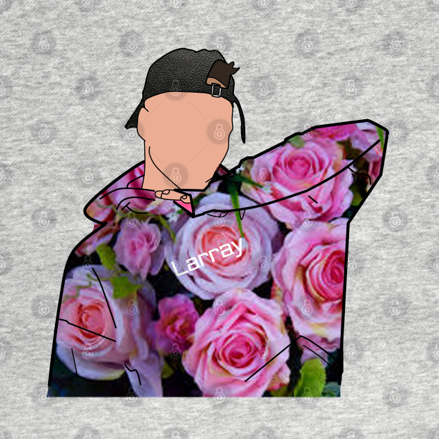 Larray- Digital Art- Pink Roses Jumper - Larray Merch - Long Sleeve T ...