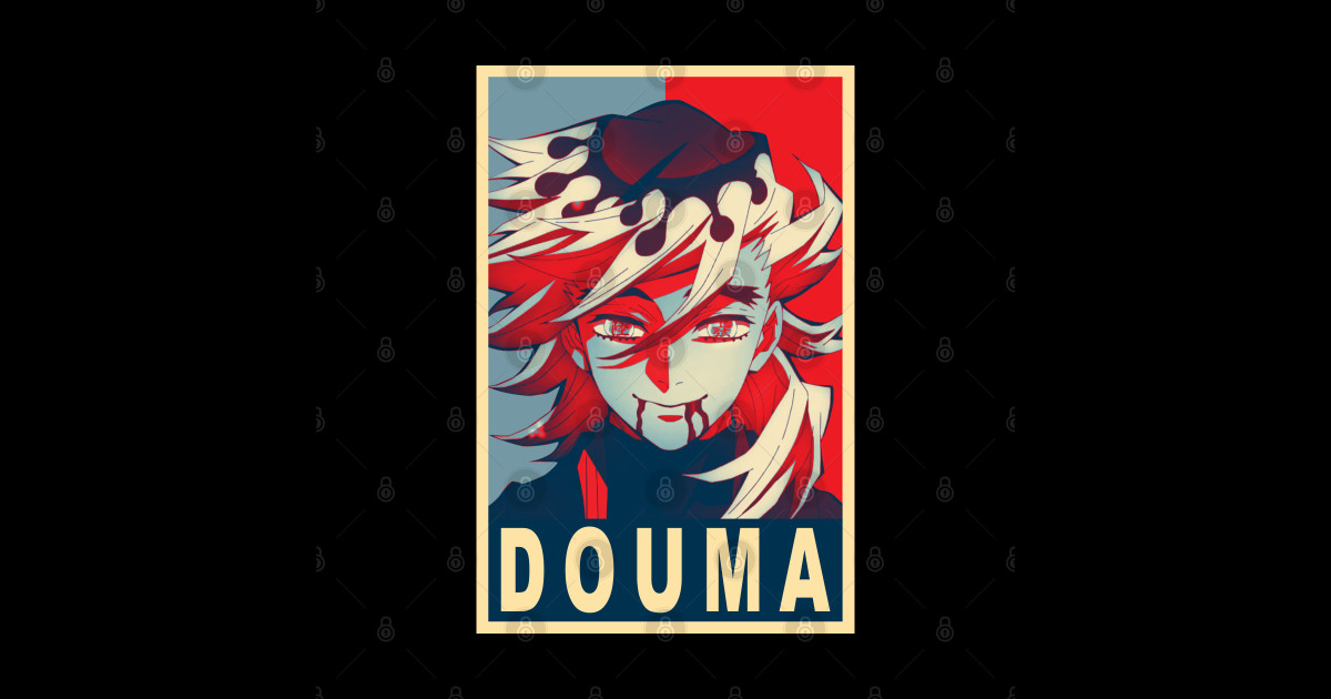 Douma Poster - demon slayer - Douma - Magnet | TeePublic
