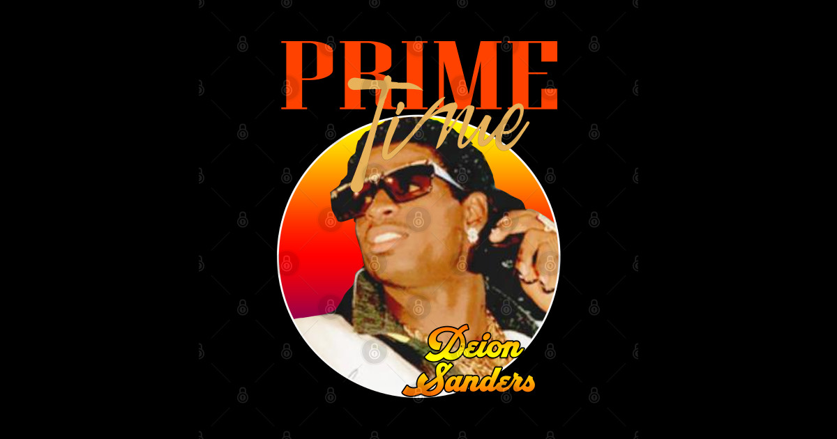 Deion Sanders // Prime Time - Deion Sanders - Sticker | TeePublic