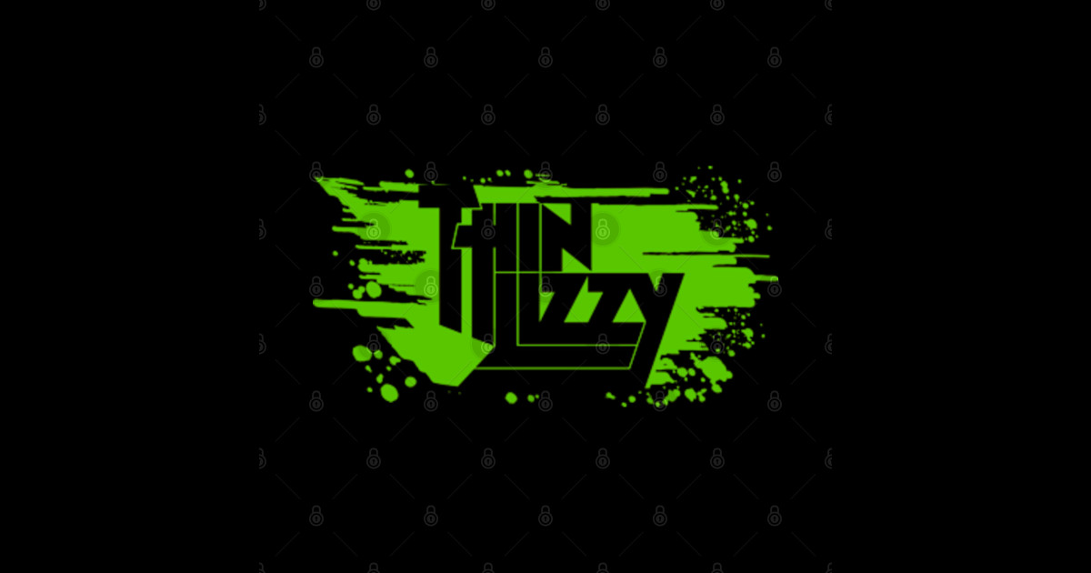 Thin Lizzy Lime Fanart - Music - Sticker | TeePublic