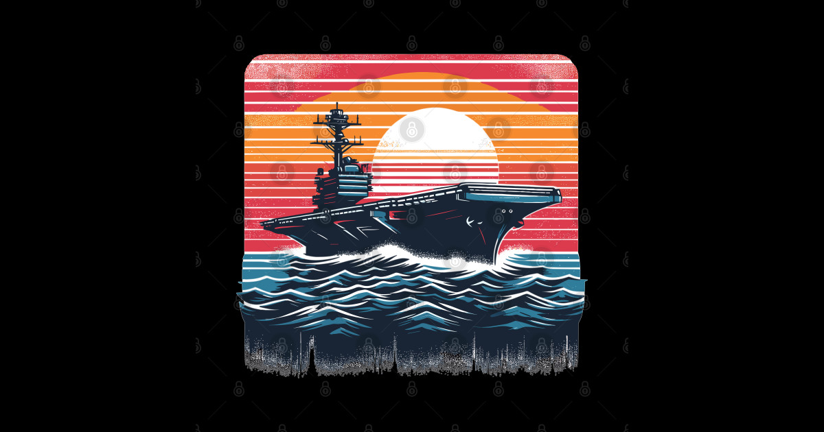 Aircraft carrier - Aircraft Carrier - Sticker | TeePublic