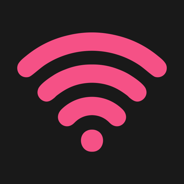 Cute Pink Wi-Fi - Wi Fi - T-Shirt | TeePublic