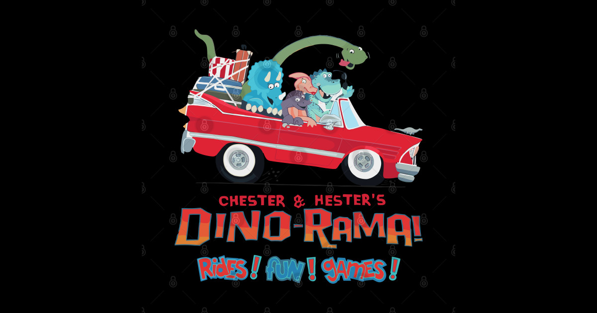 Chester & Hester’s Dino-Rama! - Animal Kingdom - Sticker | TeePublic