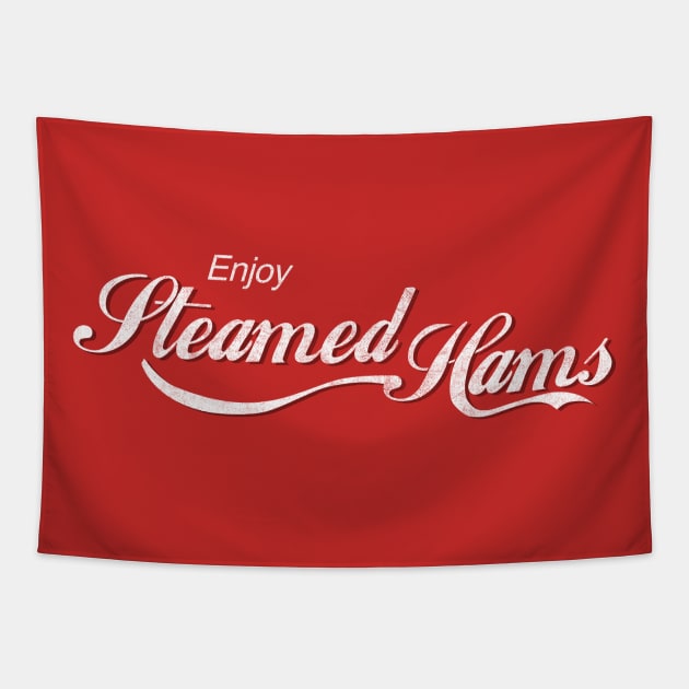 Steamed Hams Meme Logo Mashup / Faded Style Design - Steamed Hams - Tapestry | TeePublic