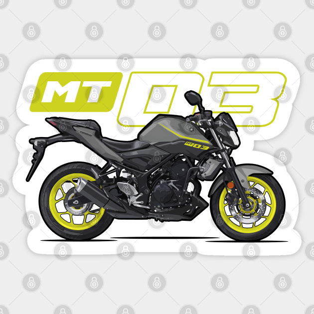 MT-03 - Green - Mt 03 - Sticker | TeePublic