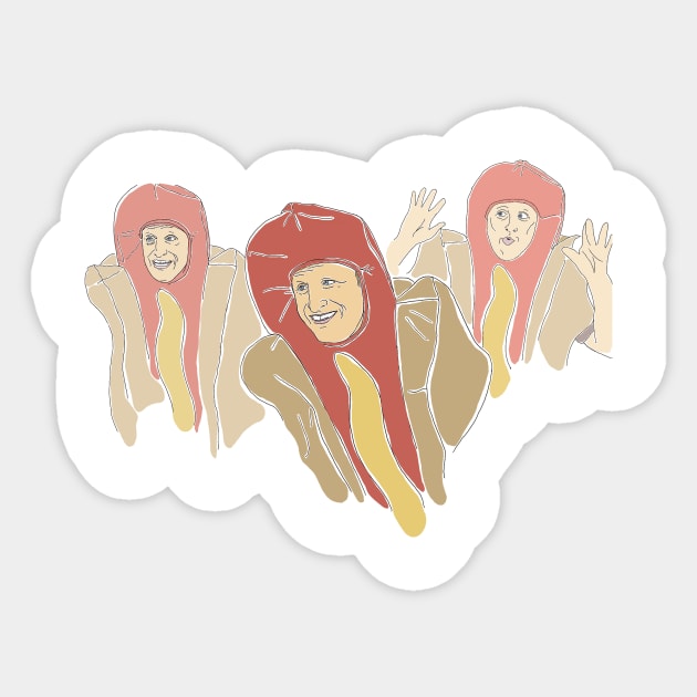 Tim Robinson Hot Dog - Tim Robinson - Sticker | TeePublic