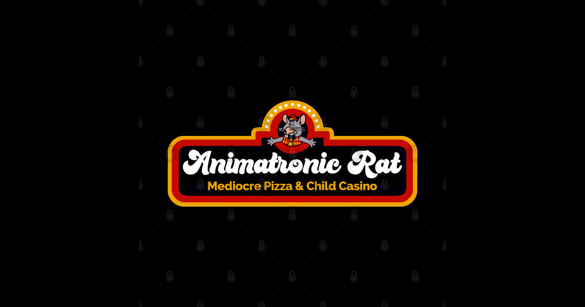 Animatronic Rat - Chuck E Cheese - Sticker | TeePublic