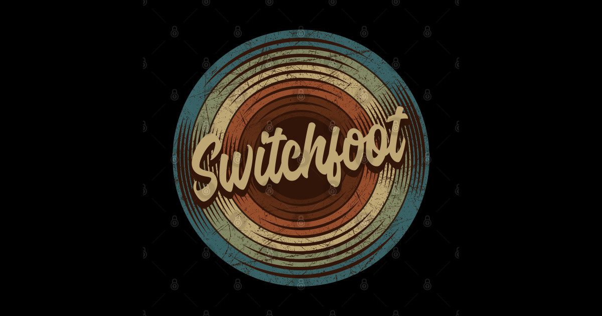 Switchfoot Vintage Vinyl - Musician - Sticker | TeePublic
