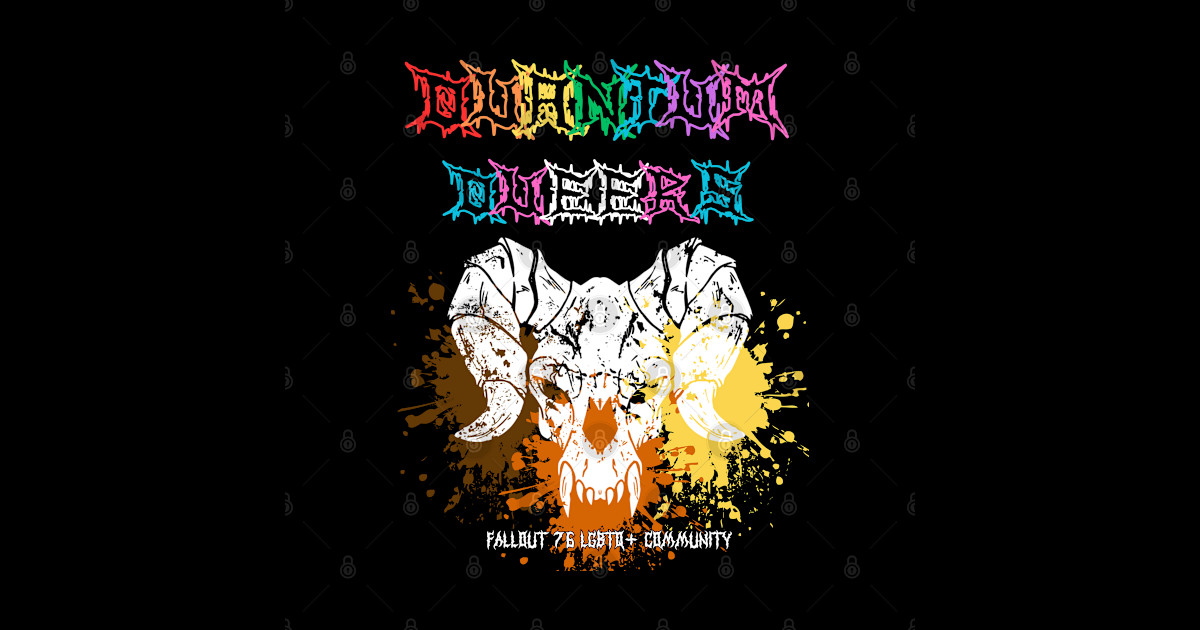 Quantum Queers Deathcore Deathclaw (Bear) - Fallout 76 - Sticker ...