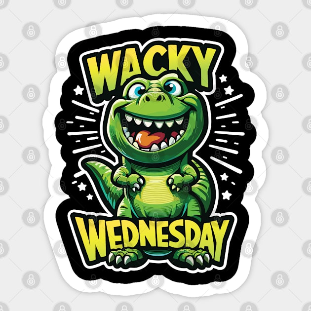 Wacky Wednesday Funny Crazy Silly Graphic - Wacky Wednesday - Sticker ...