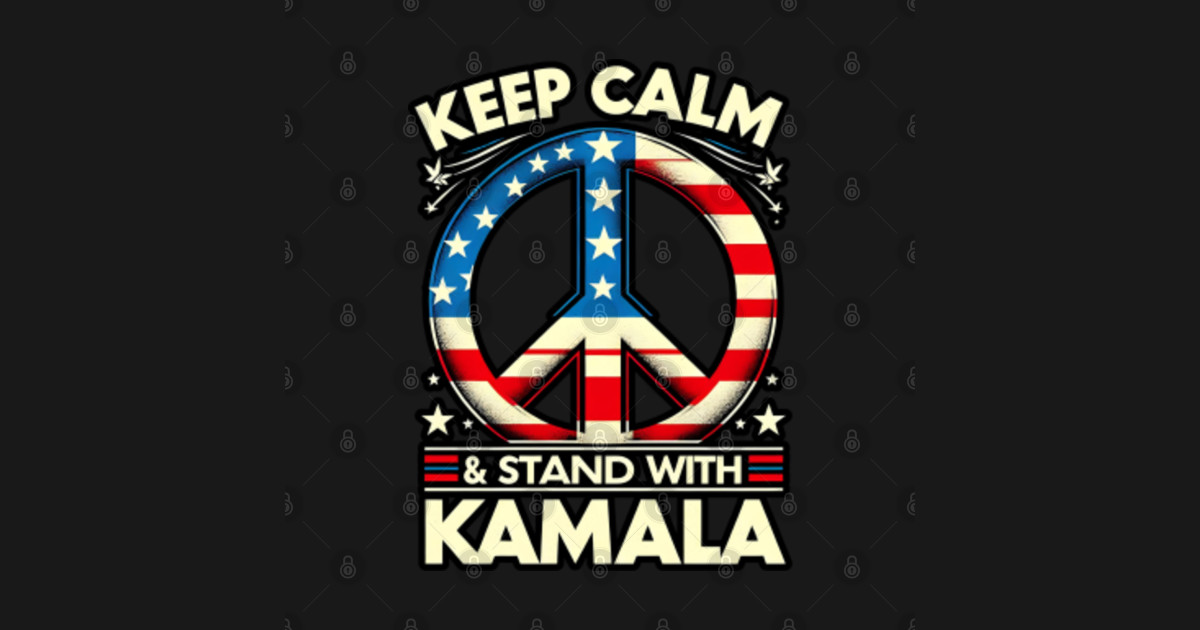 Keep Kalm and Stand with Kamala Harris - childless cat lady - Cat ...