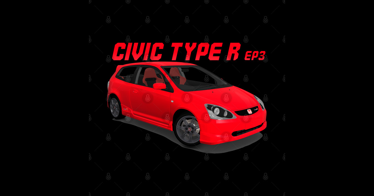 Civic Type R - Civic - Sticker | TeePublic