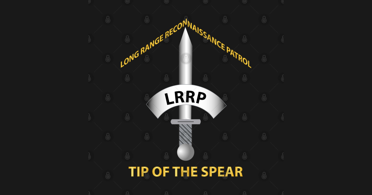 Badge - LRRP - Tip of the Spear - Badge Lrrp Tip Of The Spear - T-Shirt ...