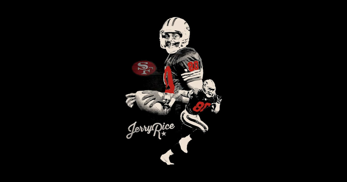 Jerry Rice - Jerry Rice - Sticker | TeePublic