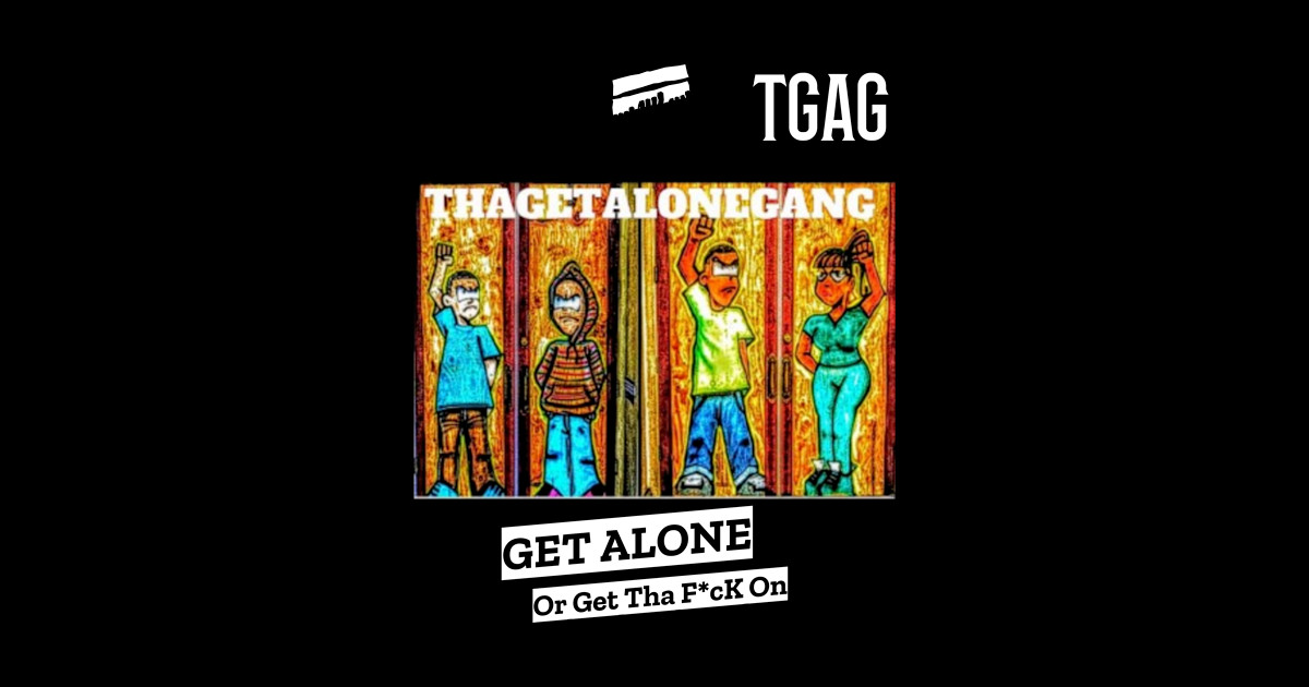 the get alone gang - The Get Along Gang - Sticker | TeePublic